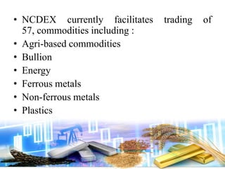 Commodity mkt | PPTX