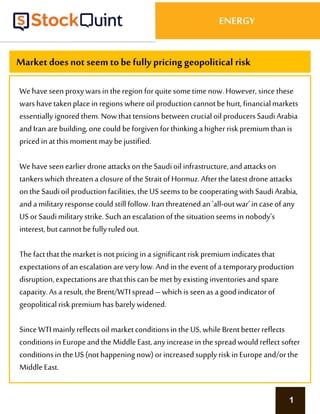 Commodity Newsletter | PDF