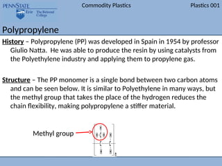 commodity plastics materials - AN OVERVIEW | PPT
