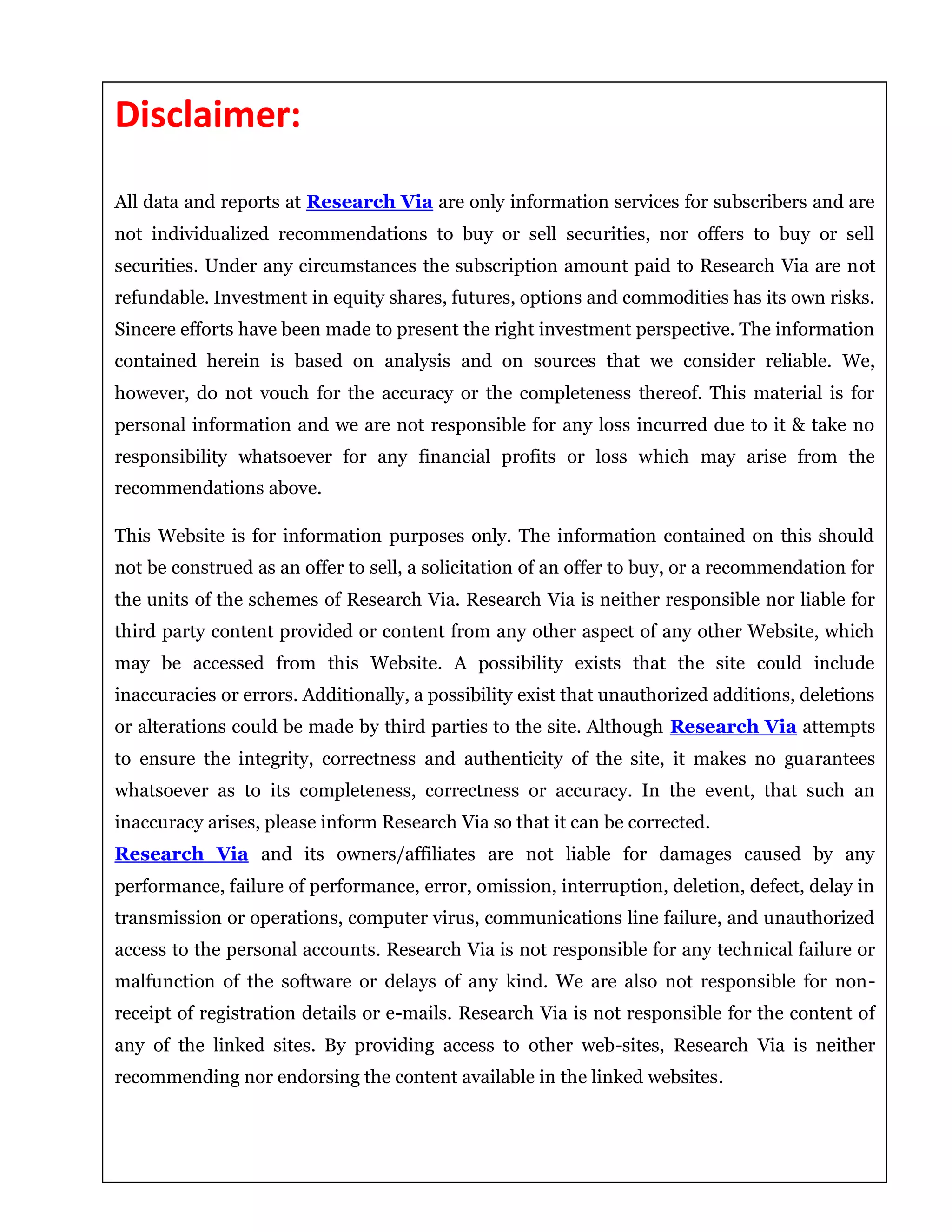 Commodity report weekly | PDF