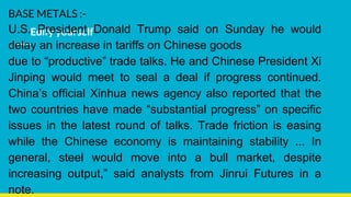 Commodity weekly report | PPT