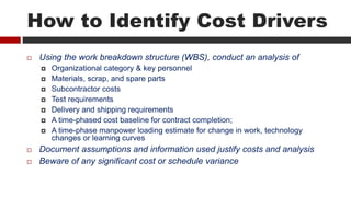 How to Identify Accurate & Correct Cost Drivers to Capture the Best ...