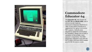 Commodore timeline | PPTX