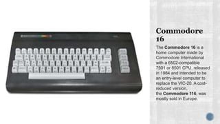 Commodore timeline | PPT