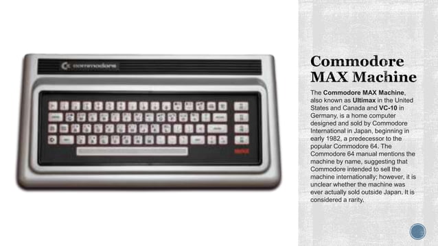 Commodore timeline | PPT