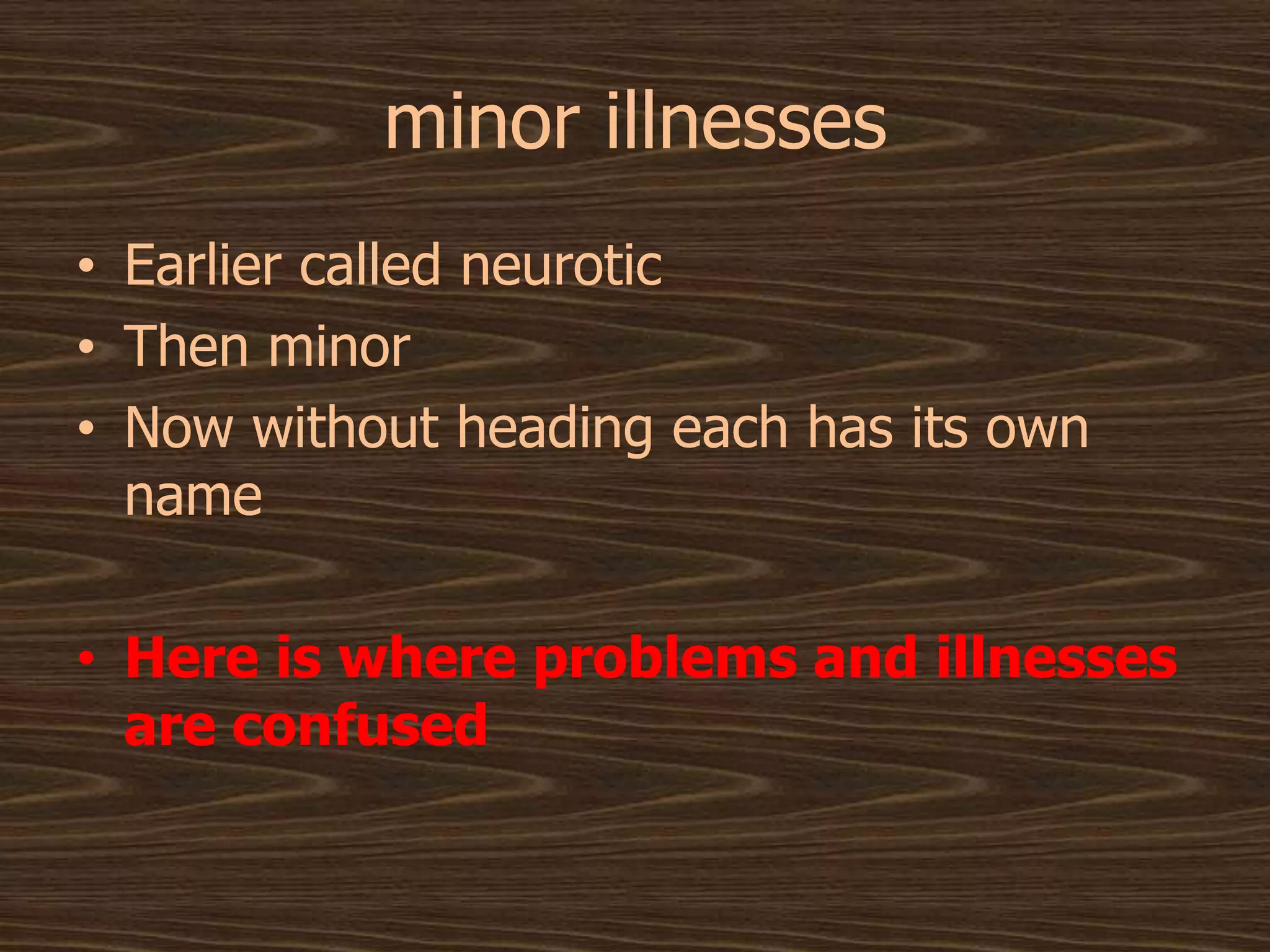 Common mental health problems | PPTX