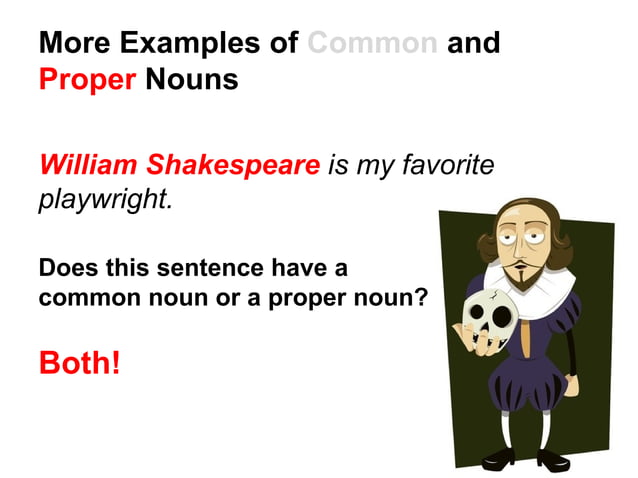common-and-proper-nouns for 1st grade editable | PPTX