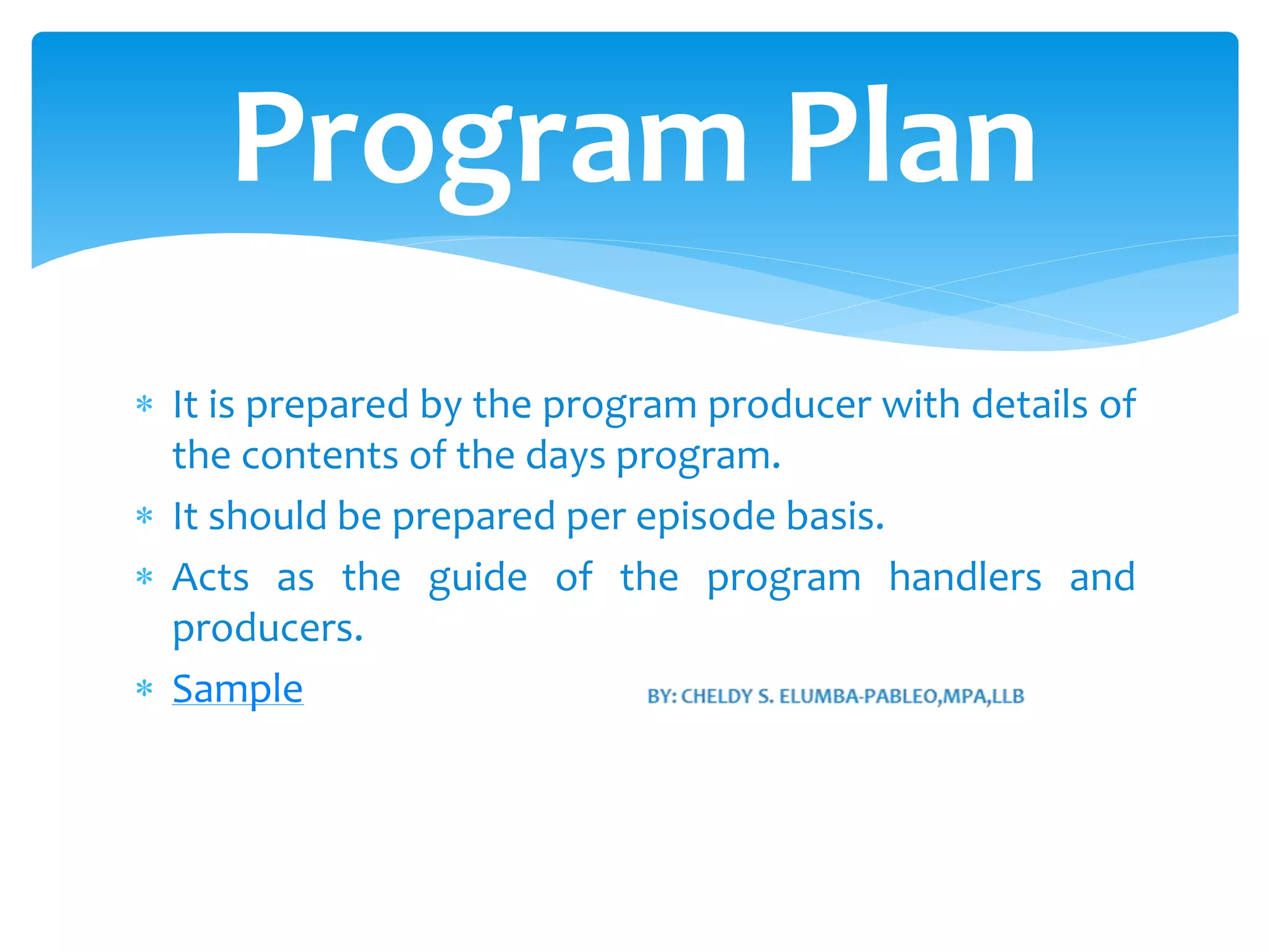 COMMON BROADCASTING TERMS IN RADIO & TV | PPTX
