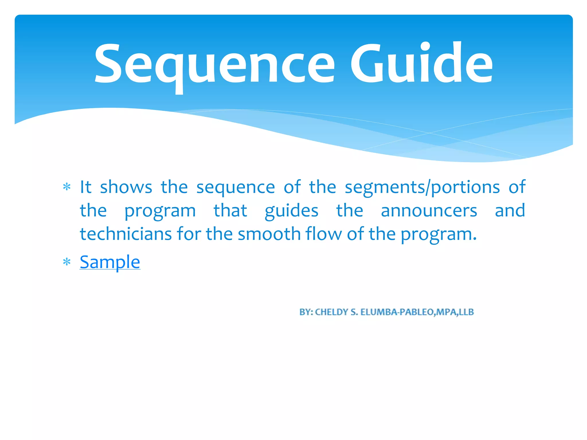 COMMON BROADCASTING TERMS IN RADIO & TV | PPTX