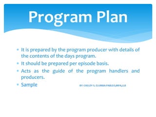 COMMON BROADCASTING TERMS IN RADIO & TV | PPTX