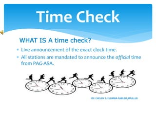 COMMON BROADCASTING TERMS IN RADIO & TV | PPTX