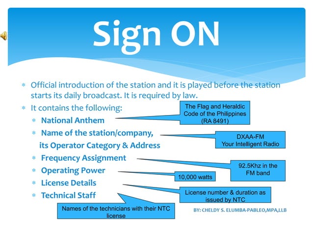 COMMON BROADCASTING TERMS IN RADIO & TV | PPTX | Music | Entertainment