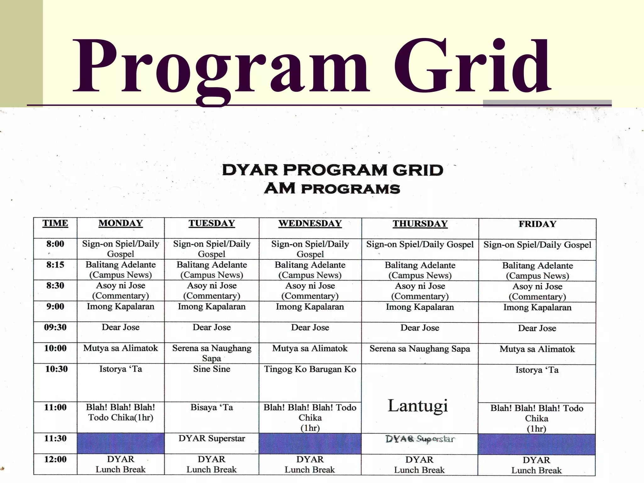 Common broadcast-terms1 | PPS