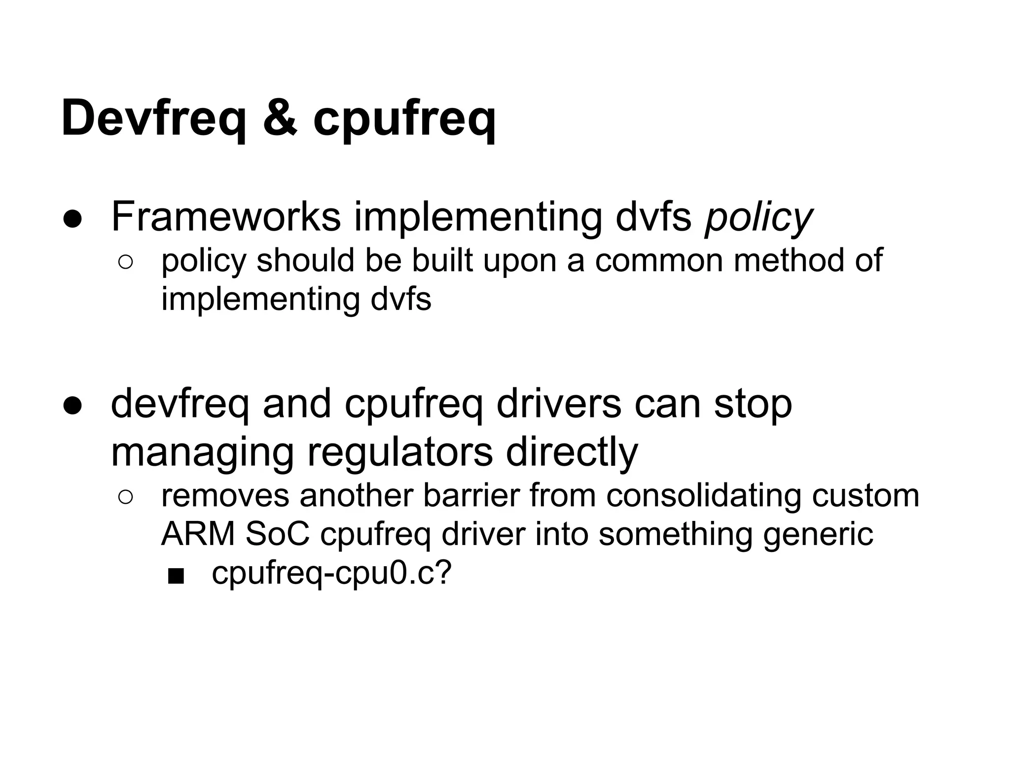LCA13: Common Clk Framework DVFS Roadmap | PDF