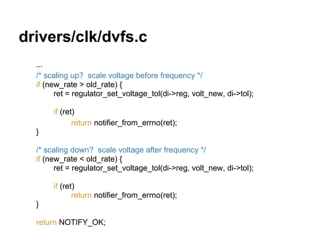 LCA13: Common Clk Framework DVFS Roadmap | PPT