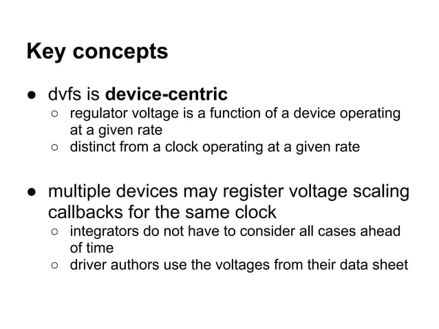 LCA13: Common Clk Framework DVFS Roadmap | PPT