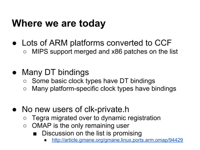 LCA13: Common Clk Framework DVFS Roadmap | PPT