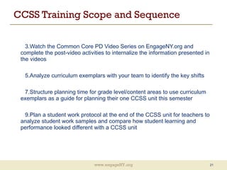 Common core-nt-facilitators training | PPT