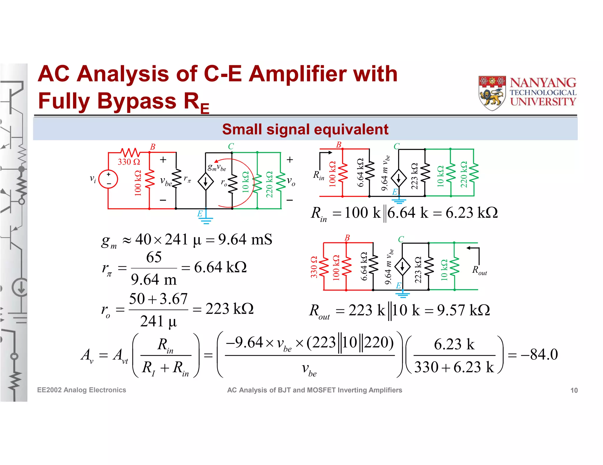 Common Emitter circuit | PPT