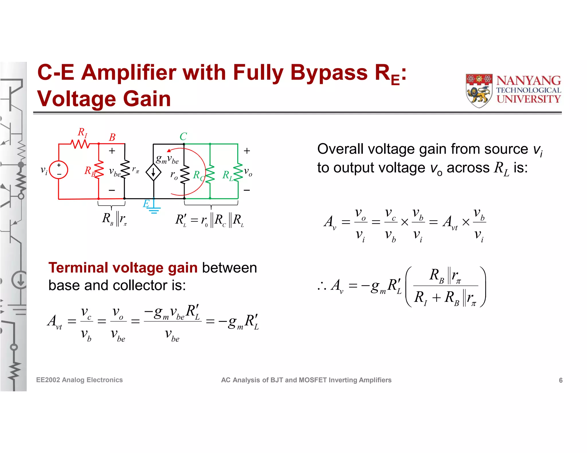 Common Emitter circuit | PDF