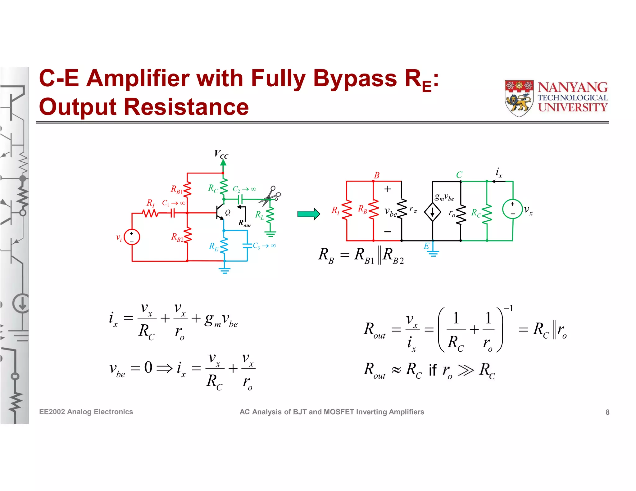 Common Emitter circuit | PDF