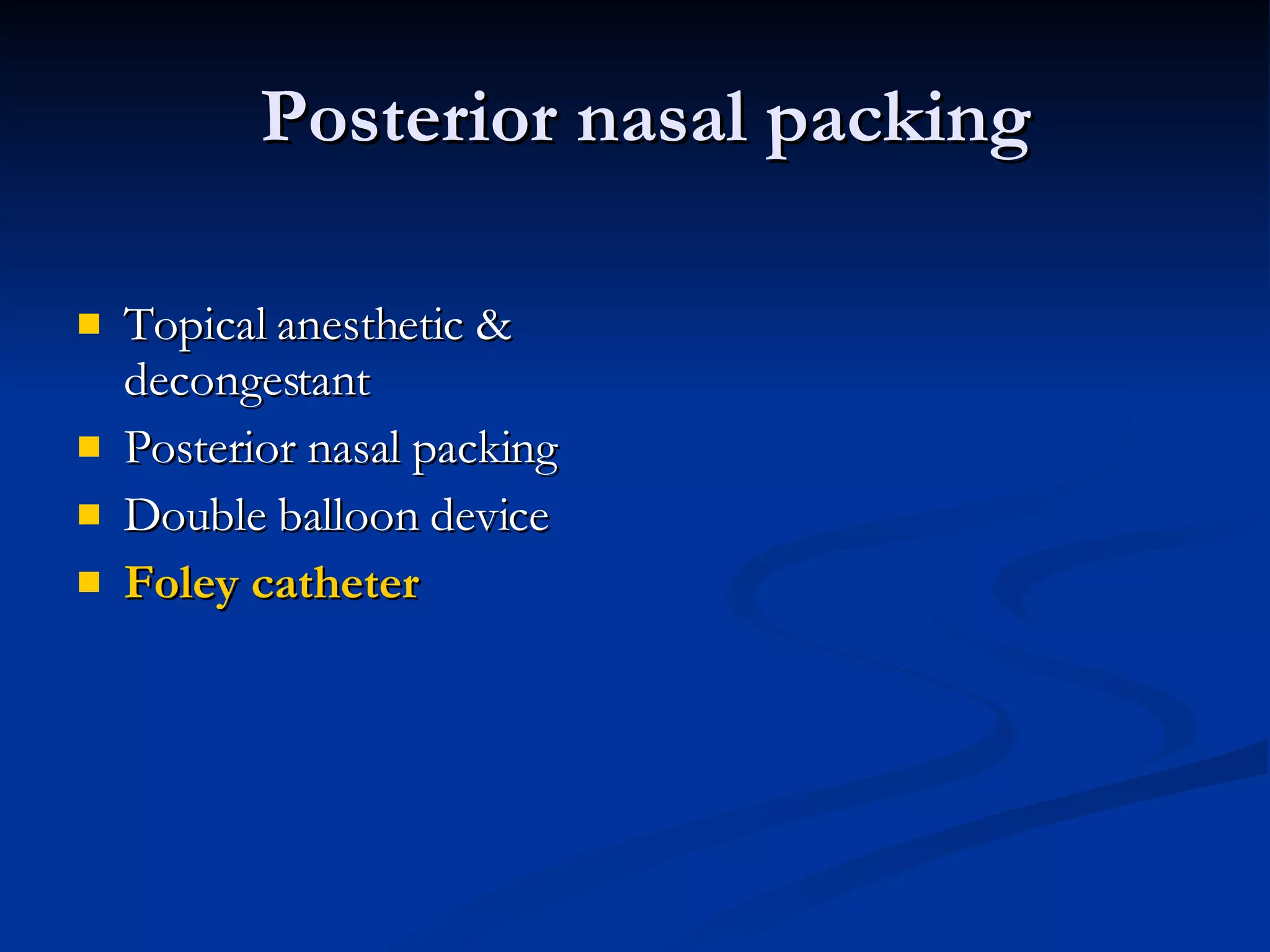 Common ENT emergencies | PPS