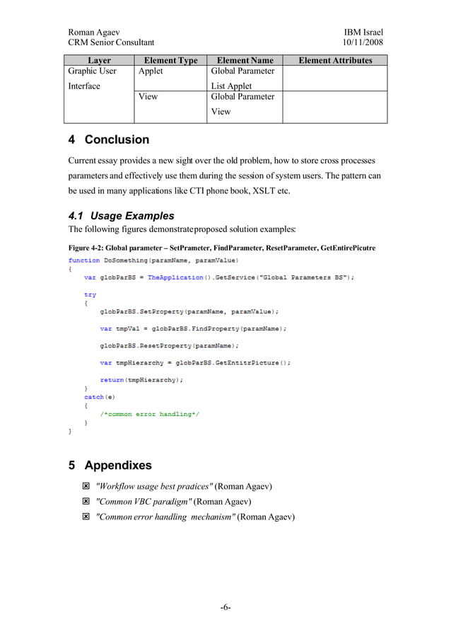 Common Global Parameters | PDF
