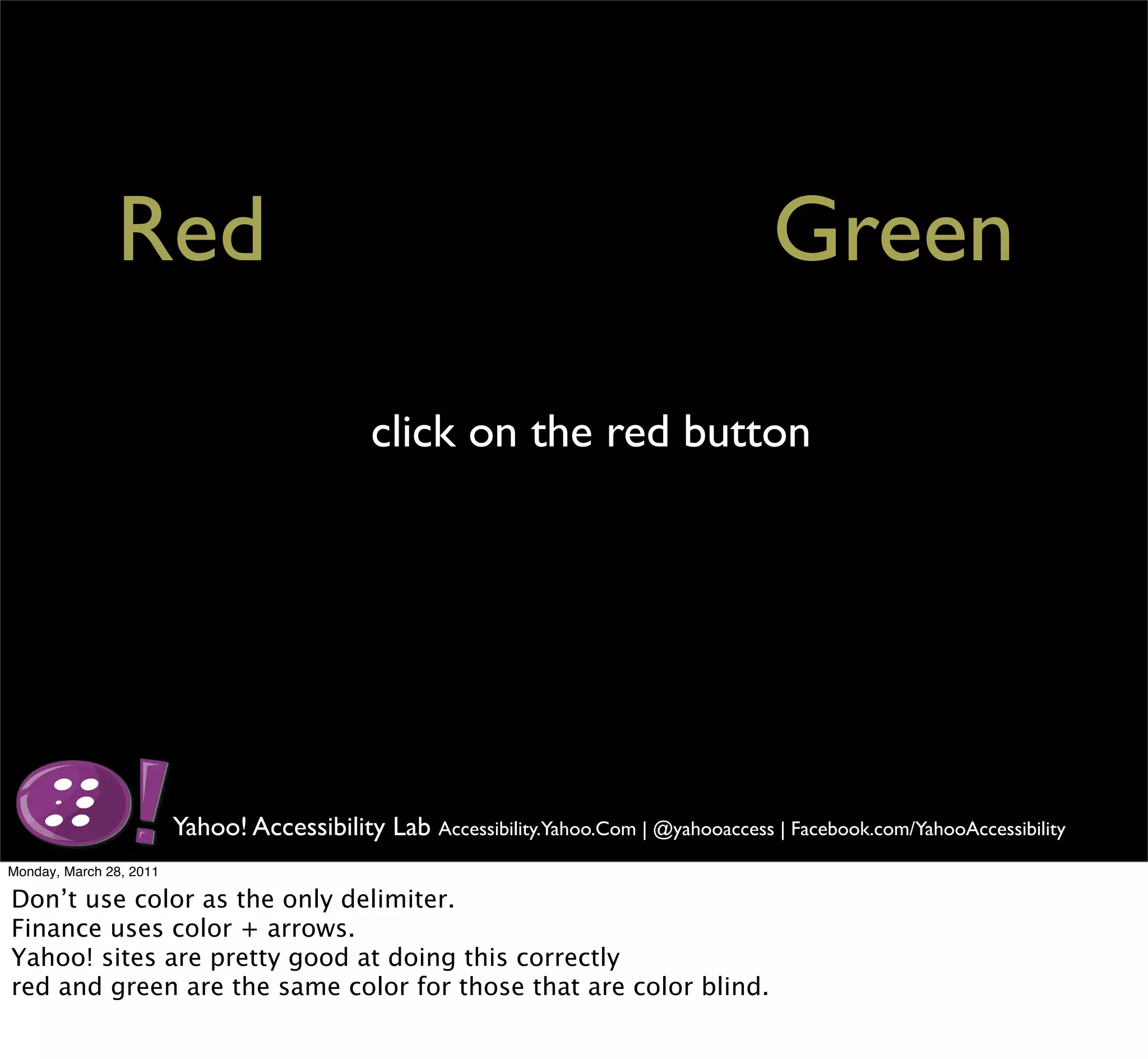 Common Accessibility Mistakes | PPT