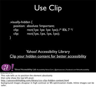 Common Accessibility Mistakes | PPT