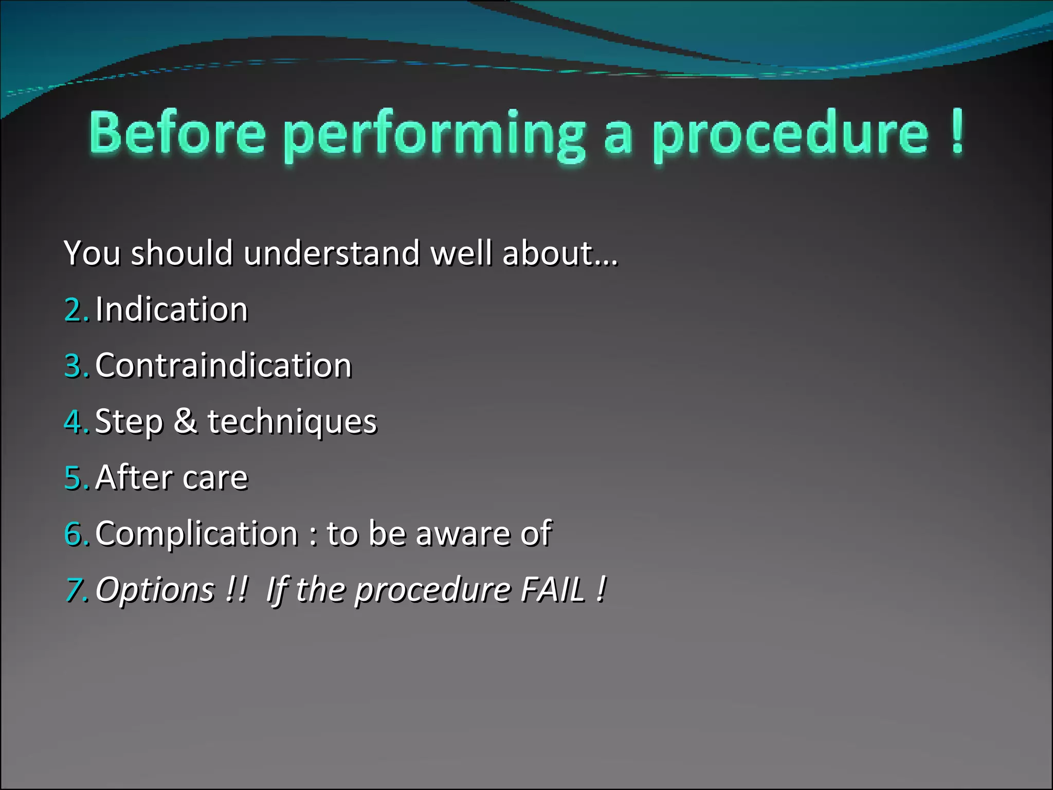 Common pitfalls in ER Procedure | PPT
