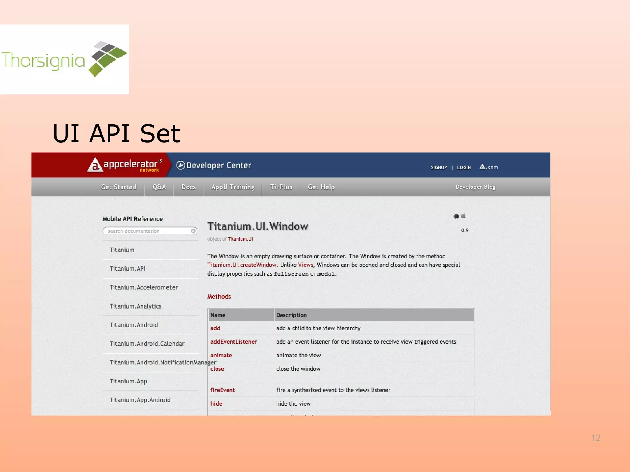 Common platform-for-mobile-applications- thorsignia | PPT