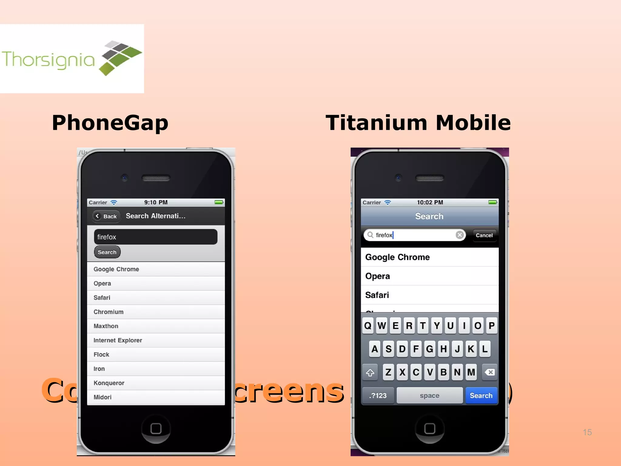 Common platform-for-mobile-applications- thorsignia | PPT