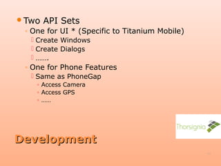 Common platform-for-mobile-applications- thorsignia | PPT