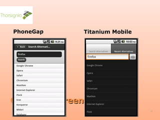 Common platform-for-mobile-applications- thorsignia | PPT