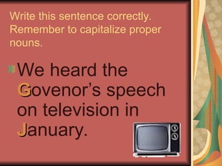 Common-Proper Nouns power point presentation | PPT