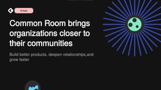 Common Room Pitch Deck | PDF