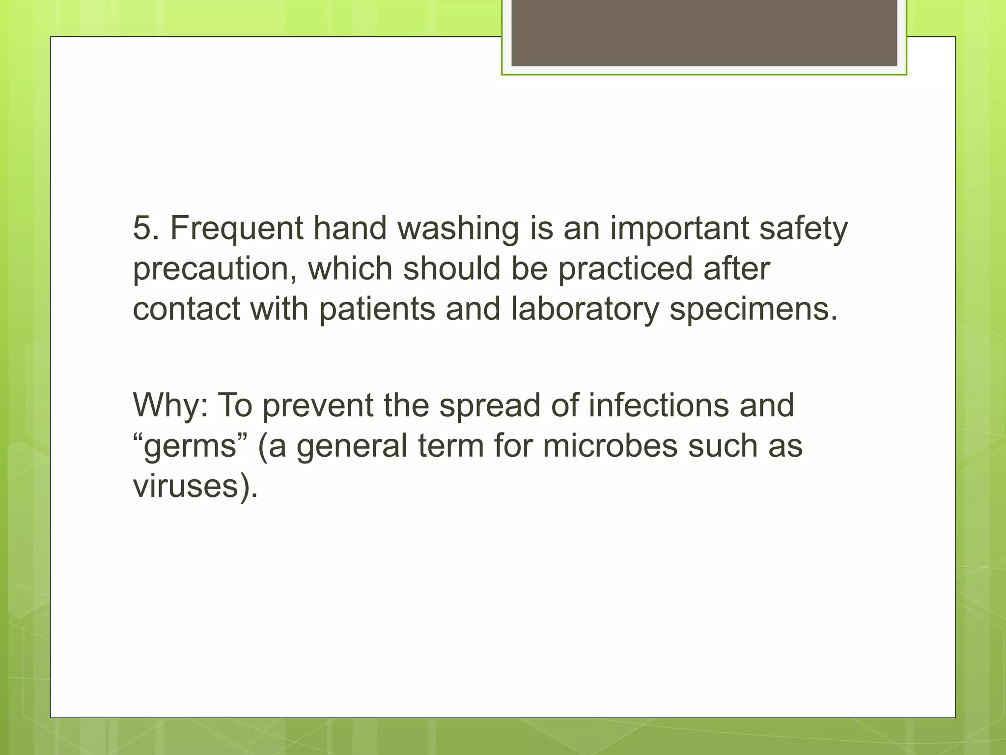 Common safety-precautions-in-the-laboratory-group-1 | PPT