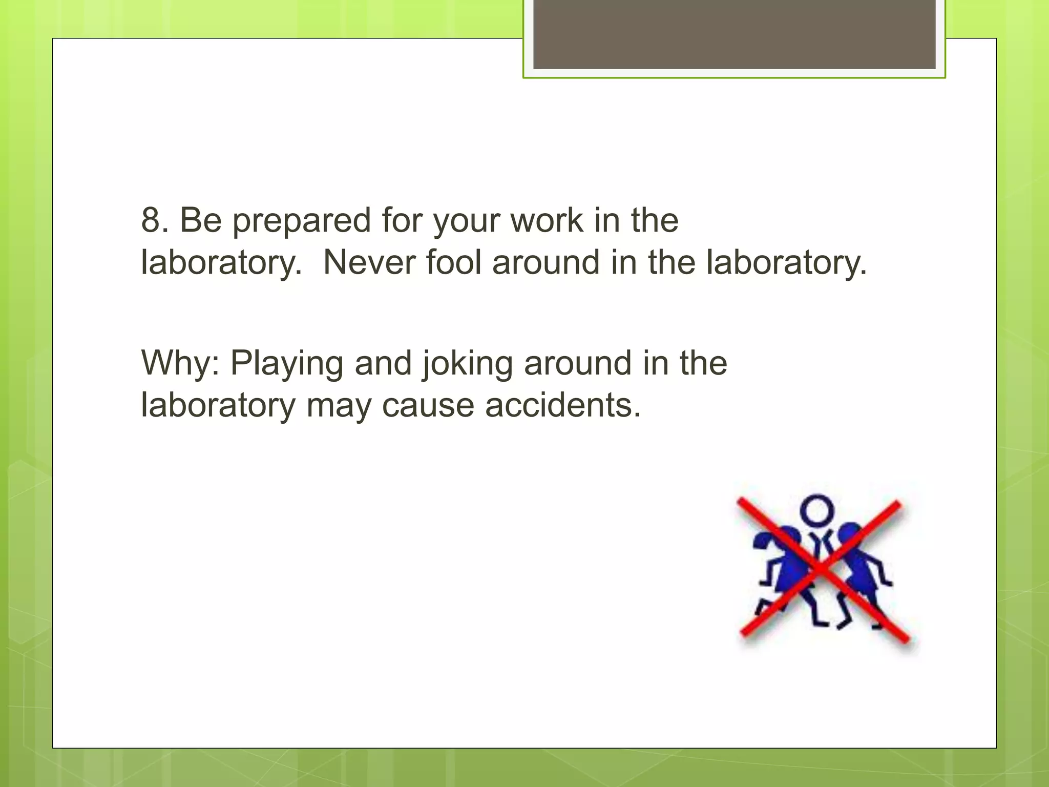 Common safety-precautions-in-the-laboratory-group-1 | PPTX