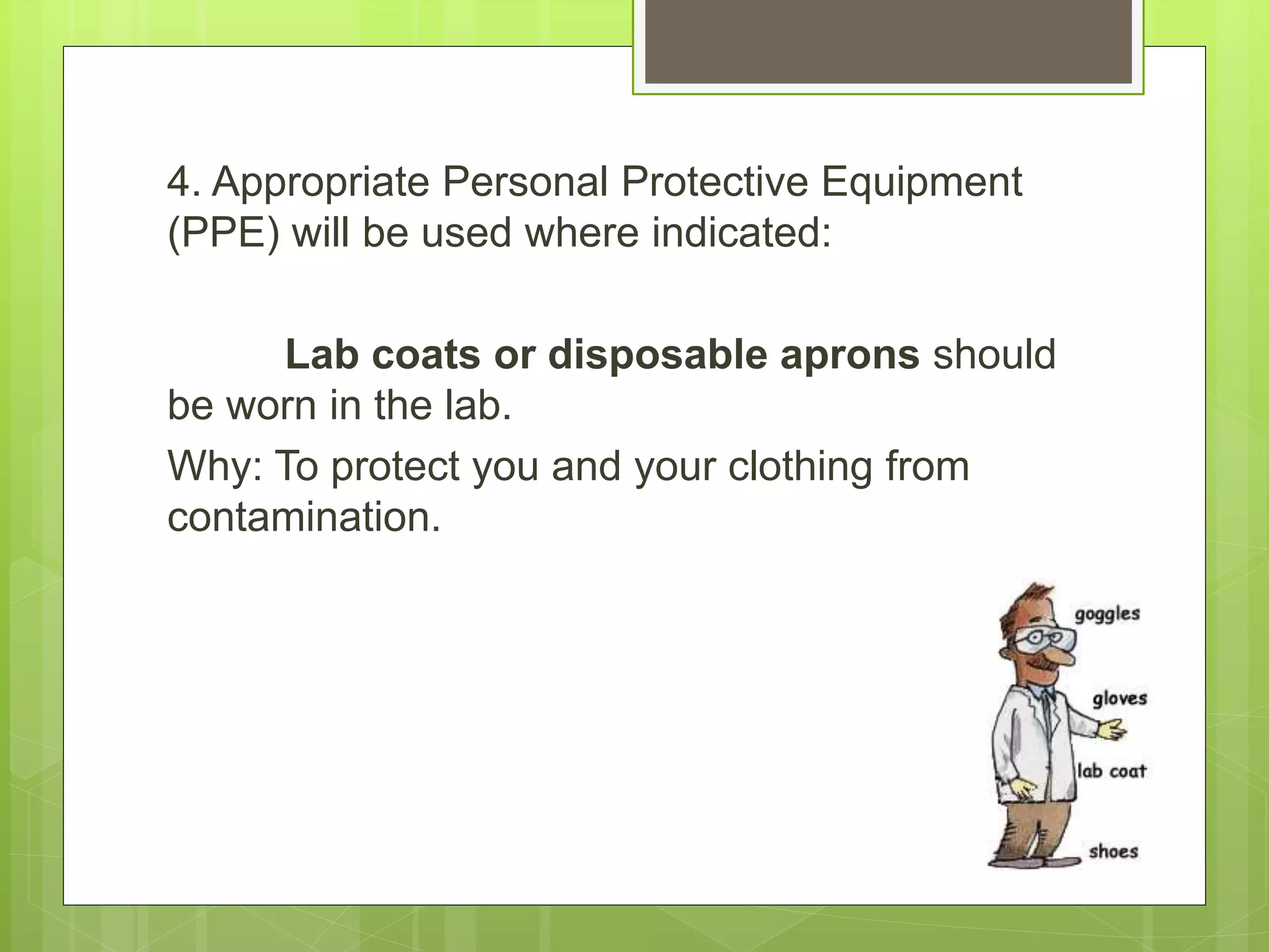 Common safety-precautions-in-the-laboratory-group-1 | PPTX