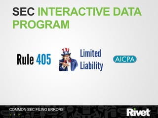 Common SEC Reporting Errors | PPT