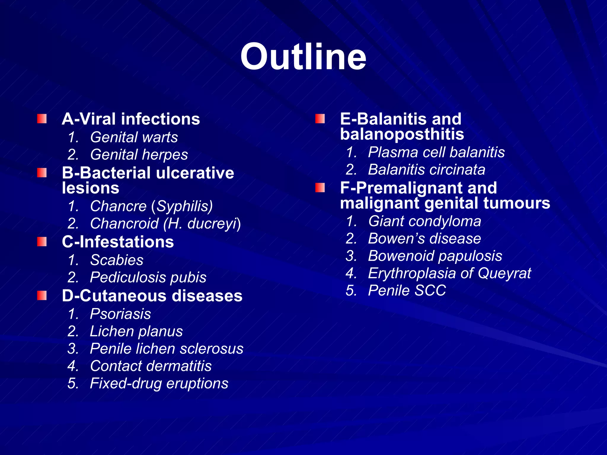 Common Skin Disorders Of The Penis | PPT