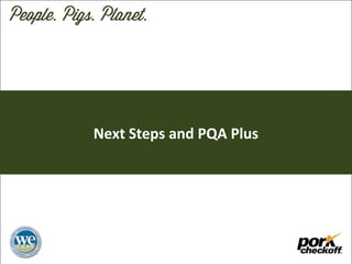 Common Swine Industry Audit | PPT