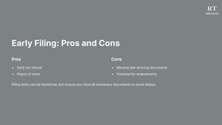 Common Tax Filing Errors: What to Watch Out For | PDF