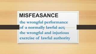 COMMON-TERMS-FEASANCE Administration and Supervision.pptx | Debated ...
