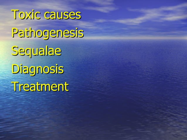 Common Toxicological Emergencies | PPT