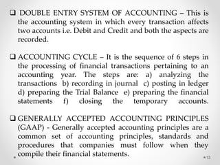 Common Accounting Terminology | PPTX