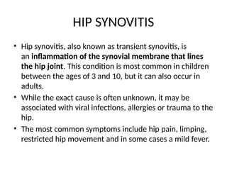 COMMON ACUTE AND OVERUSE INJURIES OF HIP JOINT.pptx