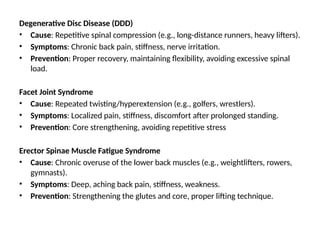 Common acute and overuse injuries of spine.pptx