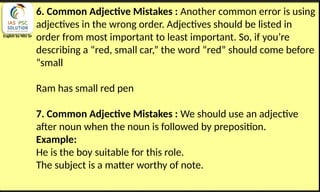Common Adjective Mistakes for competitive exam.pptx