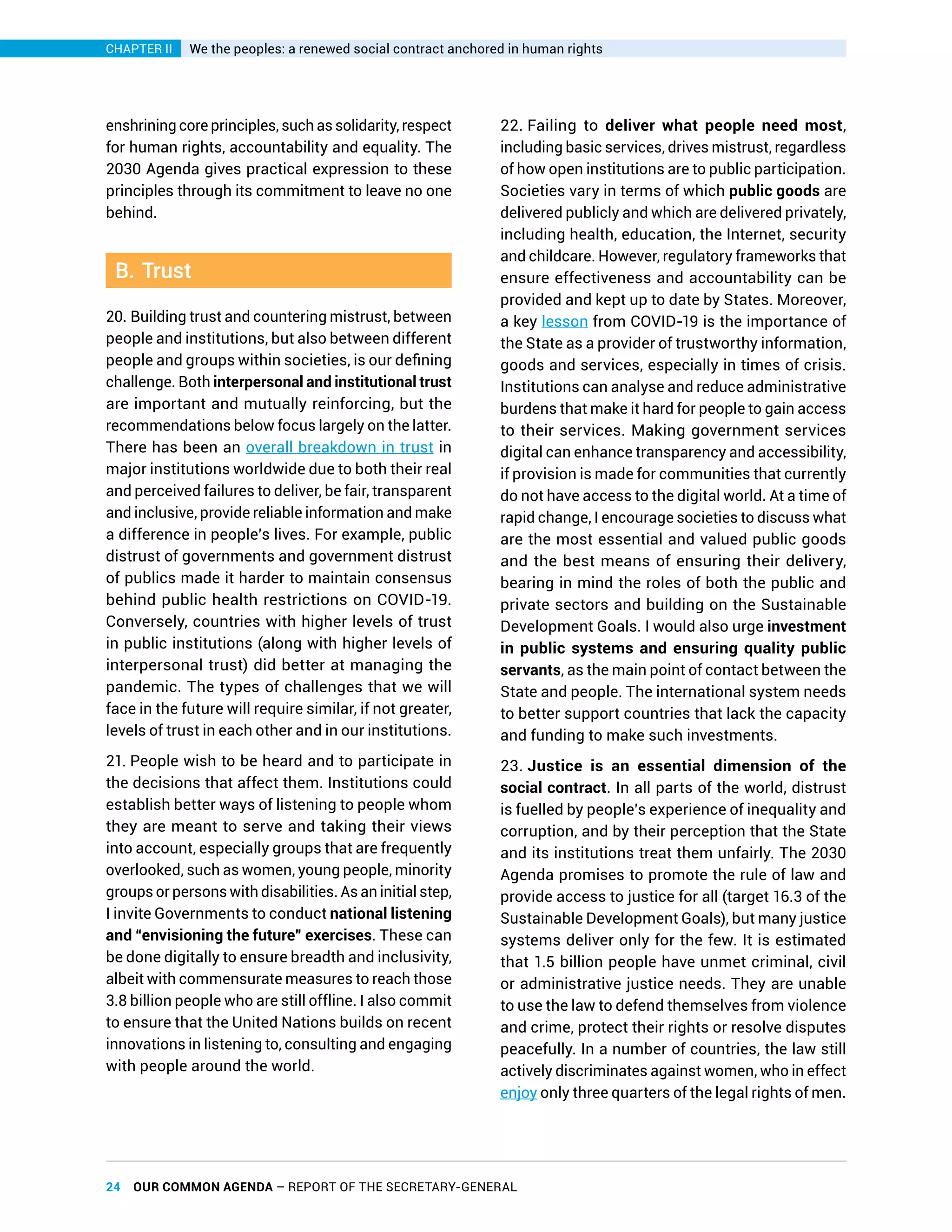 UN Common Agenda Report: The Future of the UN and World: Breakdown or ...
